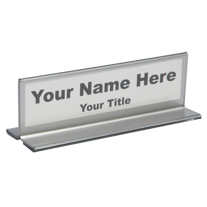 Acrylic Table Nameplate – Swags.Pk